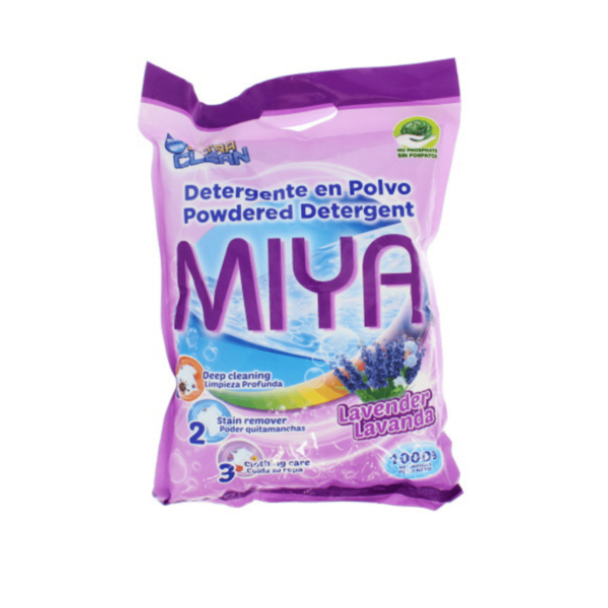 Detergente en polvo MIYA Lavanda (1 Kg) – Indigo72.com