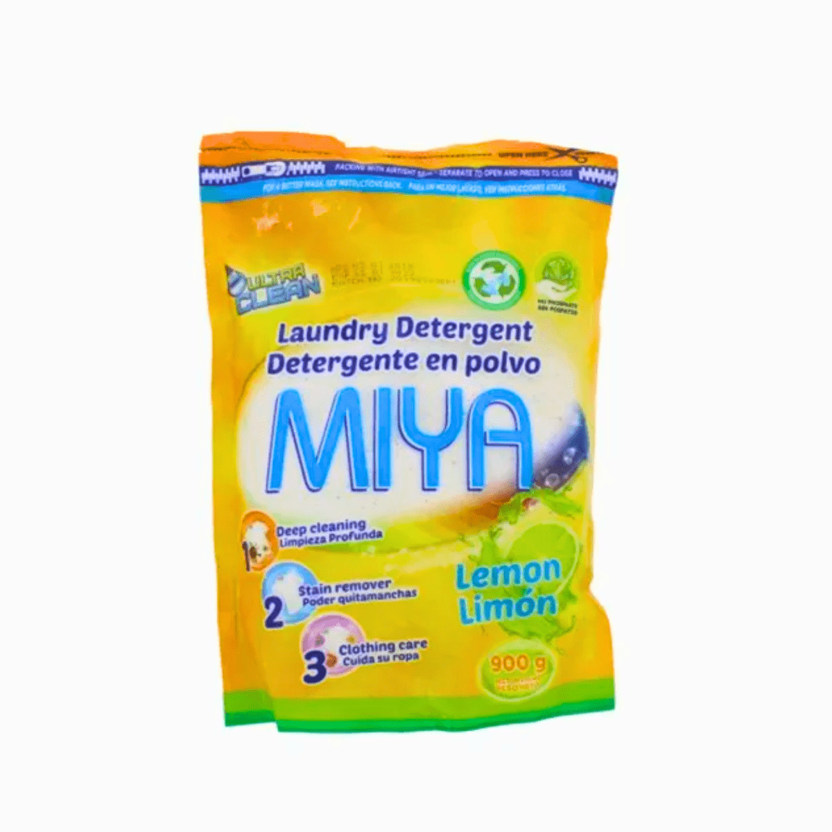 Detergente en polvo MIYA Limón (900 gr) – Indigo72.com